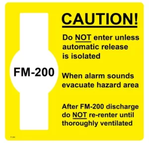 FM200 entrance sign > NOAEL | Zod Security